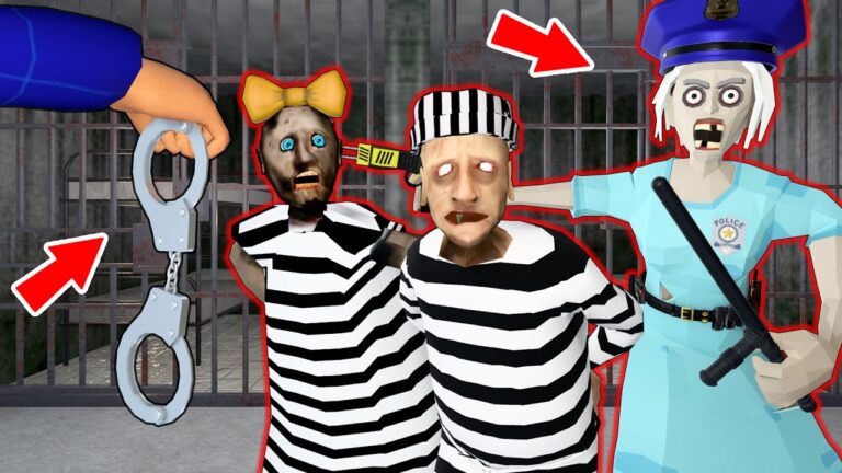 Mad Granny vs Little Prisons Granny and Grandpa – funny horror ...